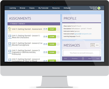 Transparent Language Online for Homeschool