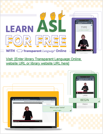 Transparent Language Library Marketing Kit - Customizable