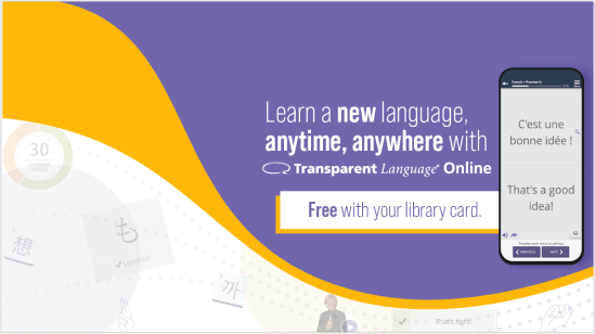 Transparent Language Library Marketing Kit - Featured