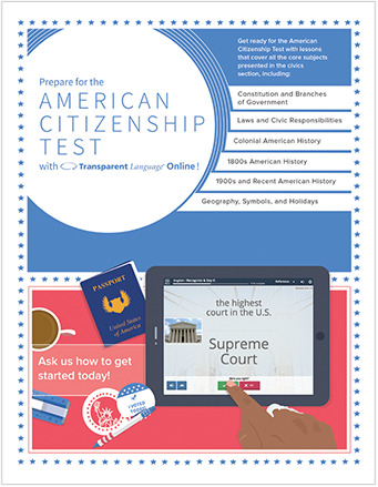 Transparent Language Library Marketing Kit - ESL/ELL Materials