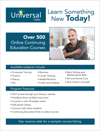 UniversalClass Library Marketing Kit - Customizable Materials