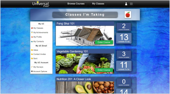 UniversalClass Library Marketing Kit - Screenshots